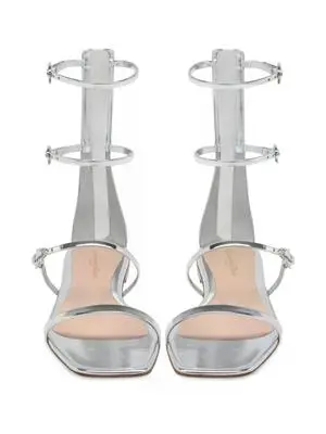 GIANVITO ROSSI Tone Ribbon Downtown Sandals