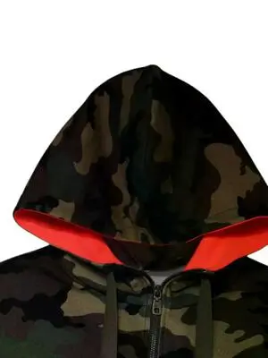 Dolce & Gabbana Camouflage Print Colour-block Hoodie