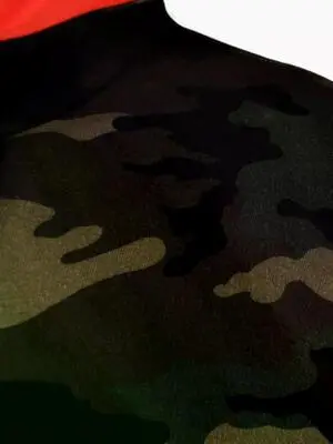 Dolce & Gabbana Camouflage Print Colour-block Hoodie