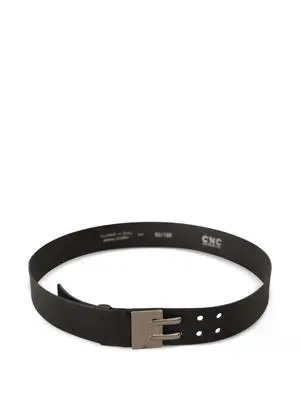 Costume National Leather Belt With Buckle Fastening