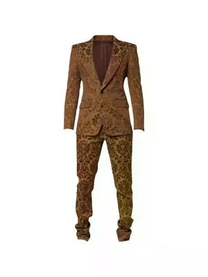 Dolce & Gabbana Sicilia Floral-jacquard Suit
