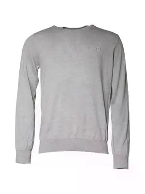 Dolce & Gabbana Wool Crew-neck Sweater With Embroidered Logo