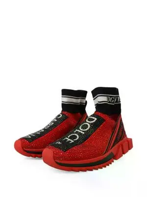 Dolce & Gabbana Embellished Sock Sneakers