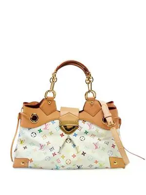 LOUIS VUITTON Monogram Multicolore Ursula Tote Bag - White