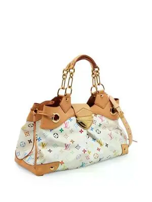 LOUIS VUITTON Monogram Multicolore Ursula Tote Bag - White