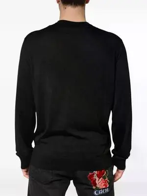 Dolce & Gabbana Crew Neck Silk Sweater