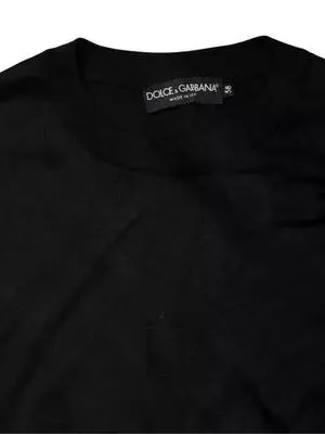 Dolce & Gabbana Crew Neck Silk Sweater