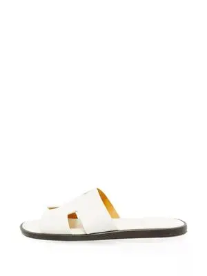 Hermès Izmir H Strap Sandals - White