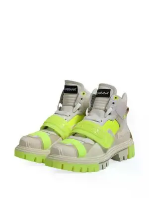 Dolce & Gabbana Mixed Material Trekking Boots