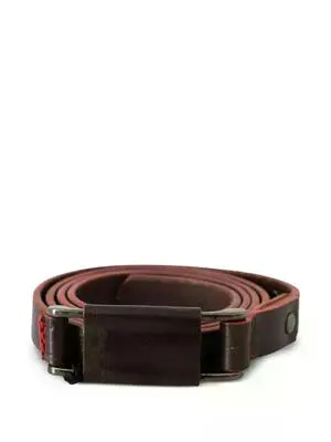 Costume National Rustic Buckle Belt