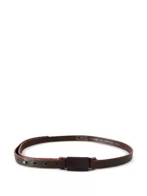 Costume National Rustic Buckle Belt