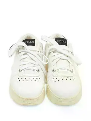 JIMMY CHOO Hawaii Low-top Sneakers - White