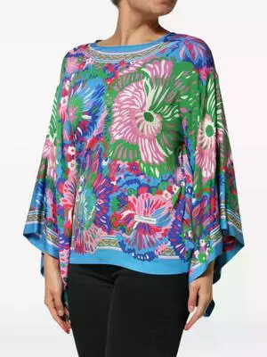 Dolce & Gabbana Floral Print Silk Top