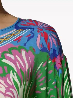 Dolce & Gabbana Floral Print Silk Top