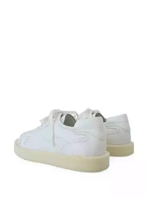 Dolce & Gabbana Perforated Leather Lace-up Sneakers