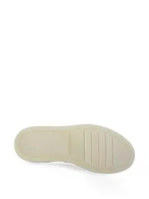 Dolce & Gabbana Perforated Leather Lace-up Sneakers