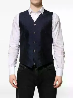 Dolce & Gabbana Logo-embossed Waistcoat