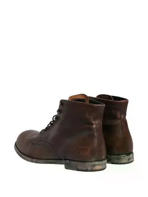 Dolce & Gabbana Leather Lace-up Ankle Boots