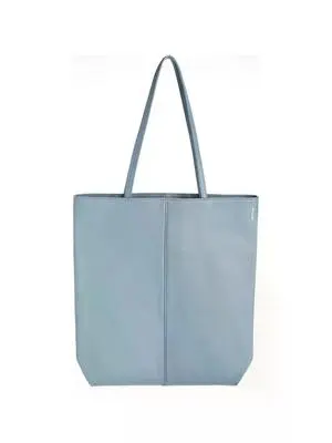 JIL SANDER Linea Centre-piping Leather Tote Bag - Blue