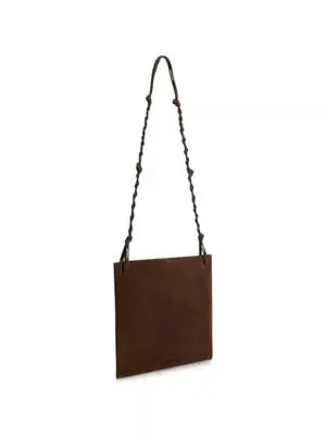 JIL SANDER Tangle Knotted Shoulder Bag - Brown