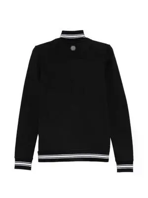 Philipp Plein Crystal Embellished Bomber Jacket