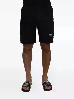 Dolce & Gabbana Cargo Shorts With Logo Patch