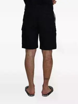 Dolce & Gabbana Cargo Shorts With Logo Patch