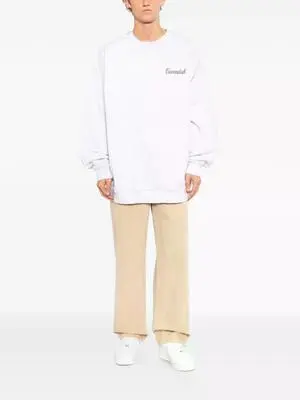 CAVENDISH Logo Embroidered Crewneck Sweatshirt