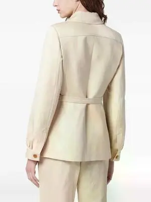 BLAZÉ MILANO Single-breasted Blazer With Waist Belt