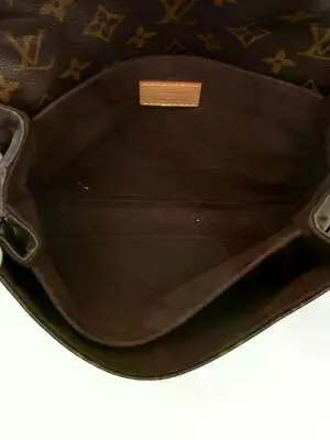 LOUIS VUITTON Monogram Pochette Metis Satchel - Brown