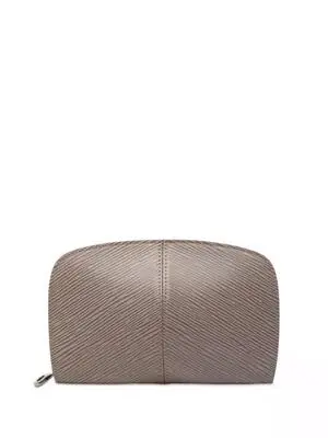 LOUIS VUITTON 2001 Epi Demi Lune Purse Coin Pouch - Purple