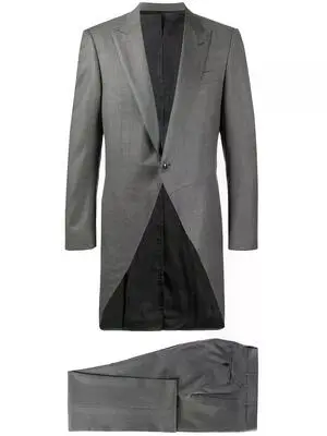 Canali Two-piece Fishtail Suit - Grey