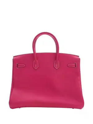 Hermès Epsom Leather Birkin 35 Handbag - Pink