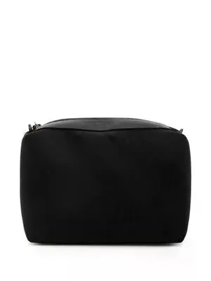 FERRAGAMO Canvas Travel Pouch - Black