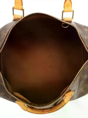 LOUIS VUITTON Monogram Speedy 35 Boston Bag - Brown