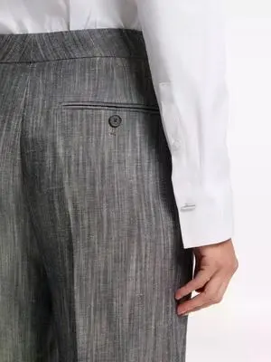 BOSS Buttoned Flared Trousers