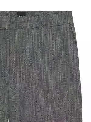 BOSS Buttoned Flared Trousers