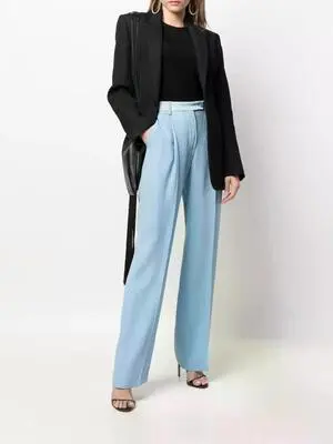 Alberta Ferretti High-waisted Tailored Trousers