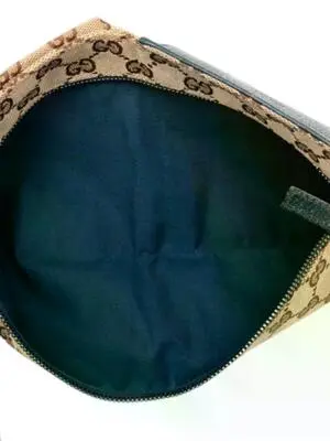 Gucci Gg Canvas Web Double Pocket Belt Bag - Neutrals