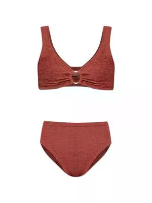 Hunza G Nadine Crinkle Bikini - Red