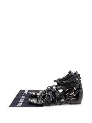 Miu Miu Patent Leather Gladiator Sandals