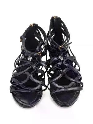 Miu Miu Patent Leather Gladiator Sandals