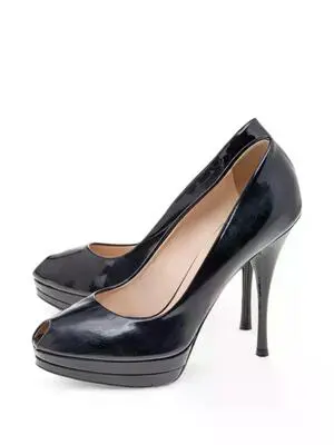 Versace Peep-toe Platform Pumps