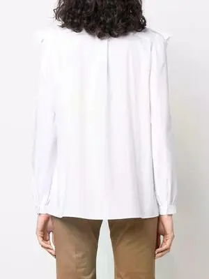 Alberta Ferretti Ruffled Lace Shirt