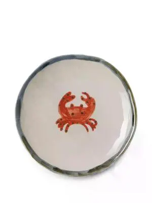 CU I SEEYOU Marine-print Ceramic Plates