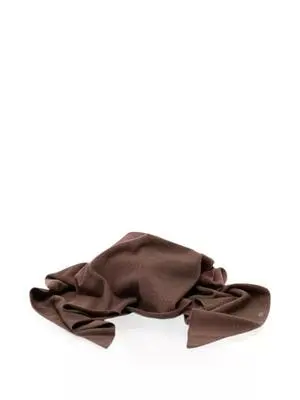 Brunello Cucinelli Monili-embellished Cashmere Scarf - Brown