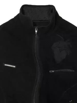 Undercover Fleece Heart Patch Zip-up Jacket