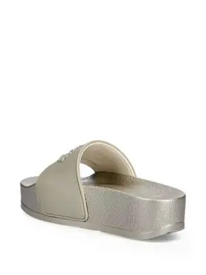 Liu Jo Logo-embossed Platform Slides