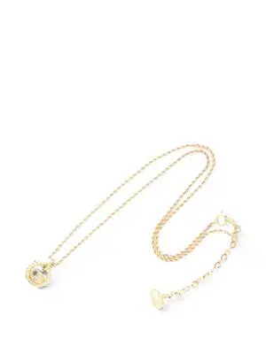 Dior Tone Cd Logo Pendant Necklace - Gold