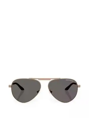 Armani Exchange Aviator Sunglasses With Tinted Lenses - Brown